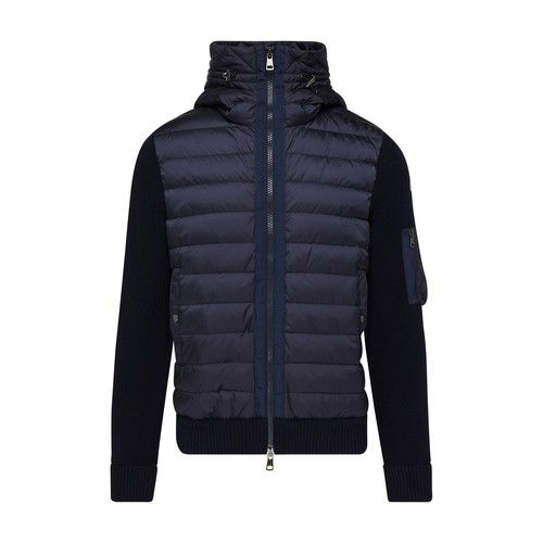 MONCLER Double Fabric Jacket in Navy | endource