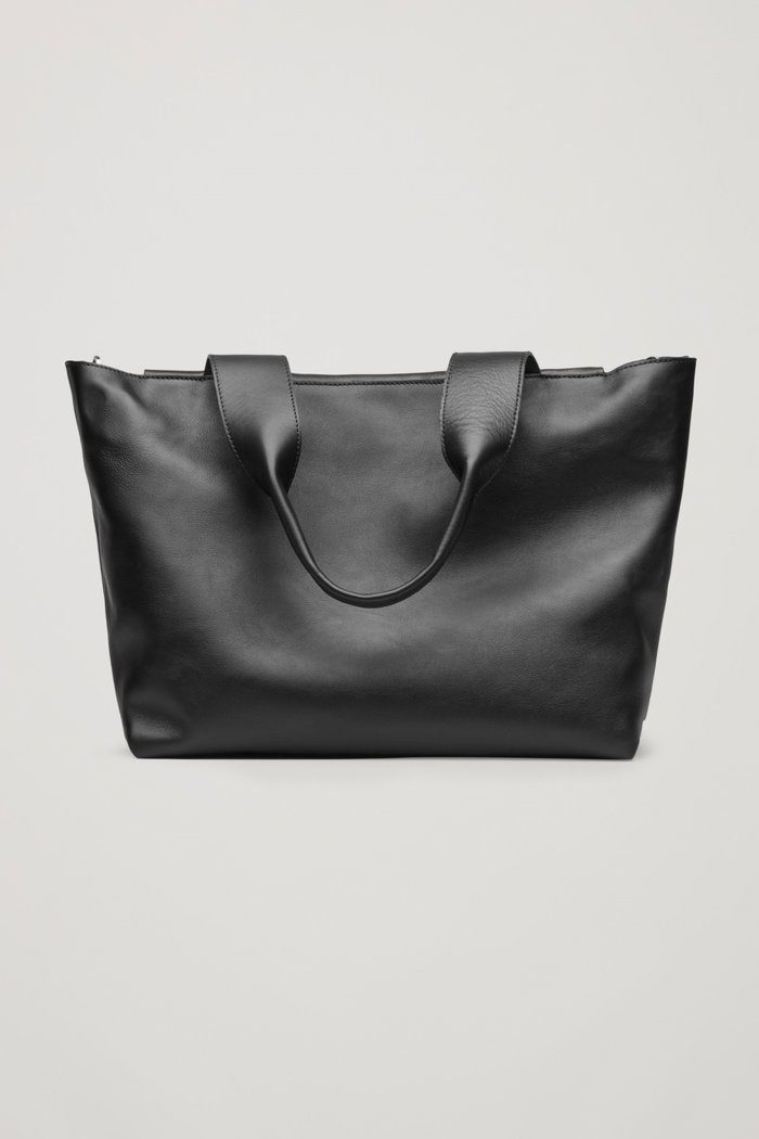 COS Leather Tote Bag | endource