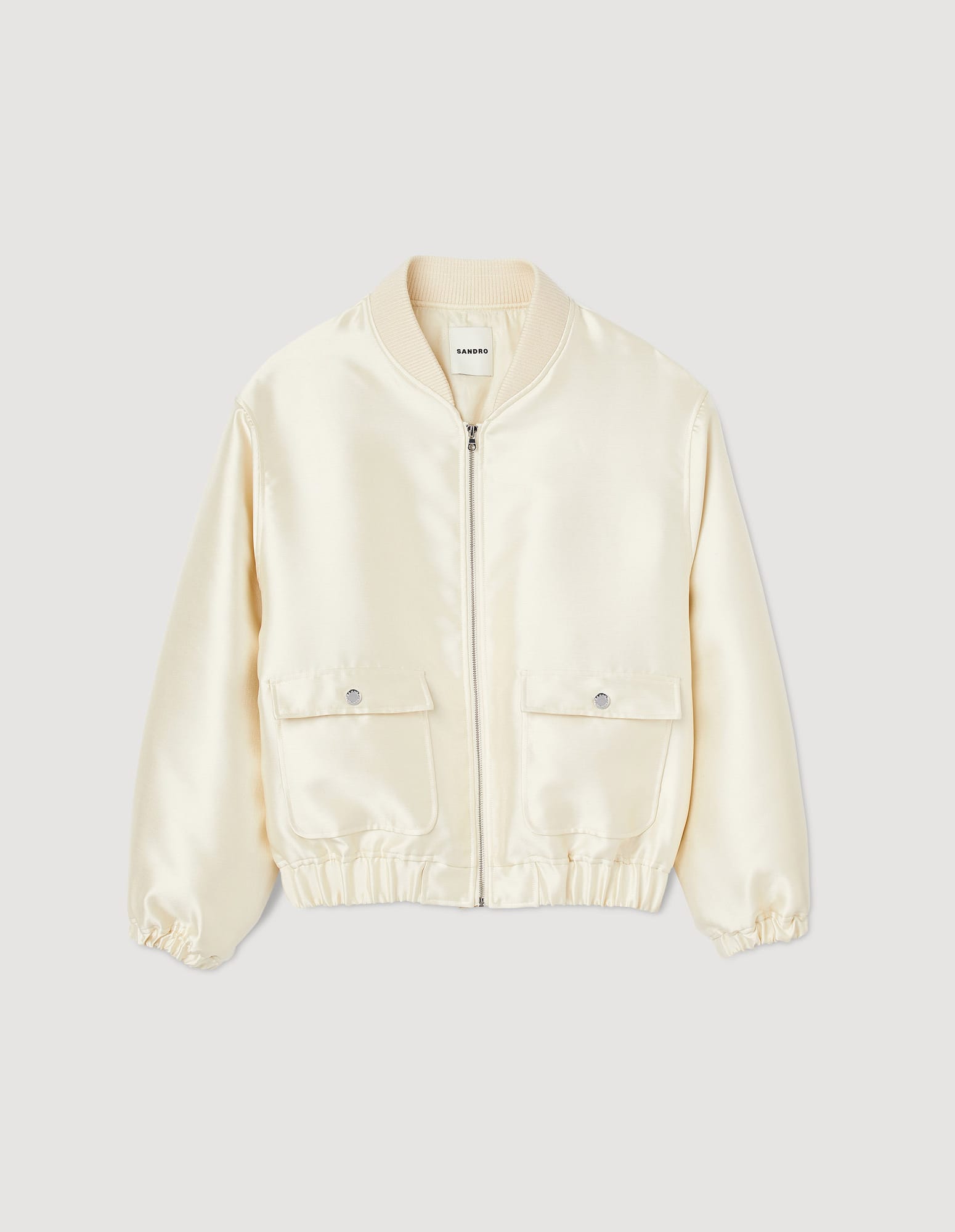 SANDRO Oversized Bomber Jacket | Endource