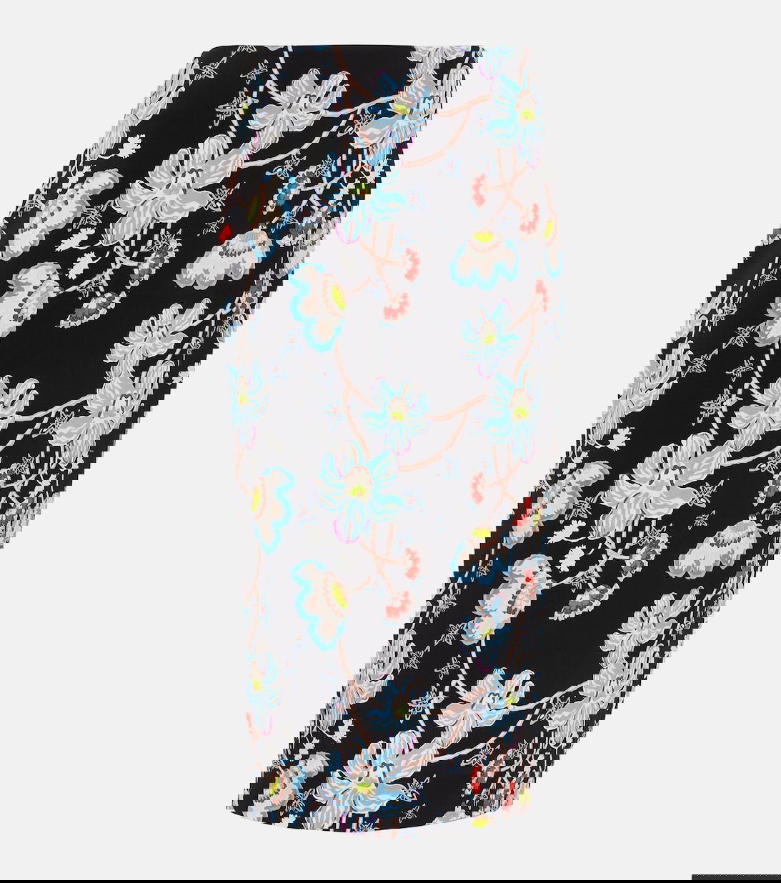 DIANE VON FURSTENBERG Kara Floral Cady Pencil Skirt in Multicoloured ...