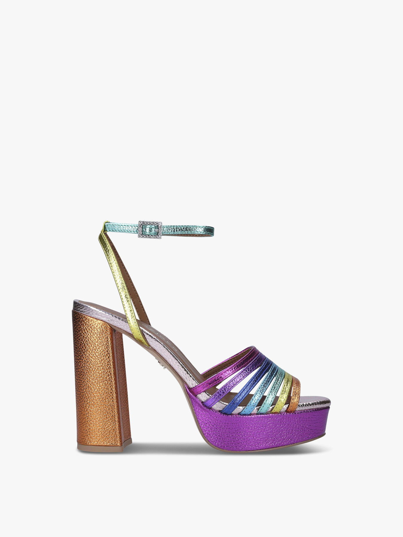KURT GEIGER LONDON Pierra Platform Sandal in multi | endource