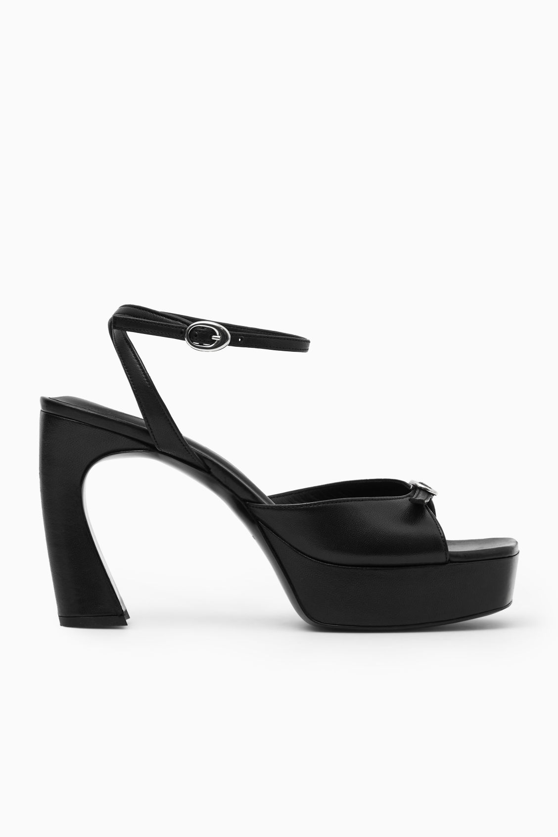 COS Buckled Platform Sandals in BLACK | Endource