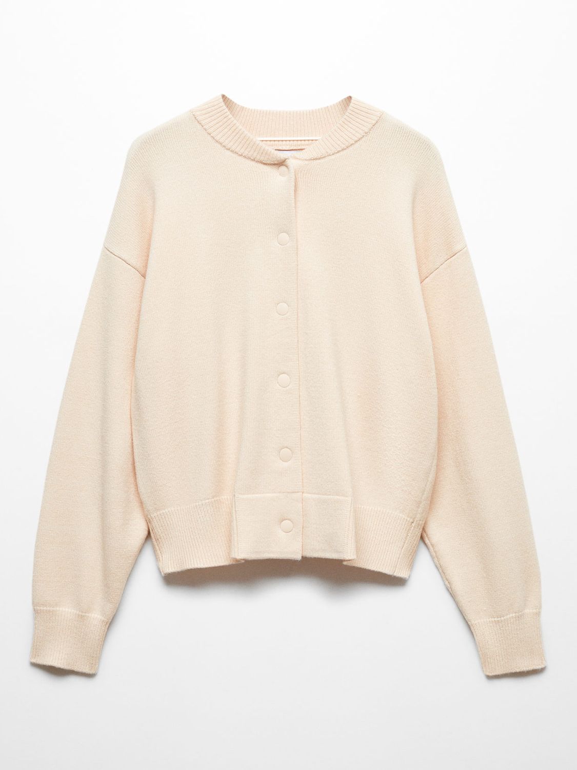 MANGO Nora Buttoned Jacket in Light Beige | Endource