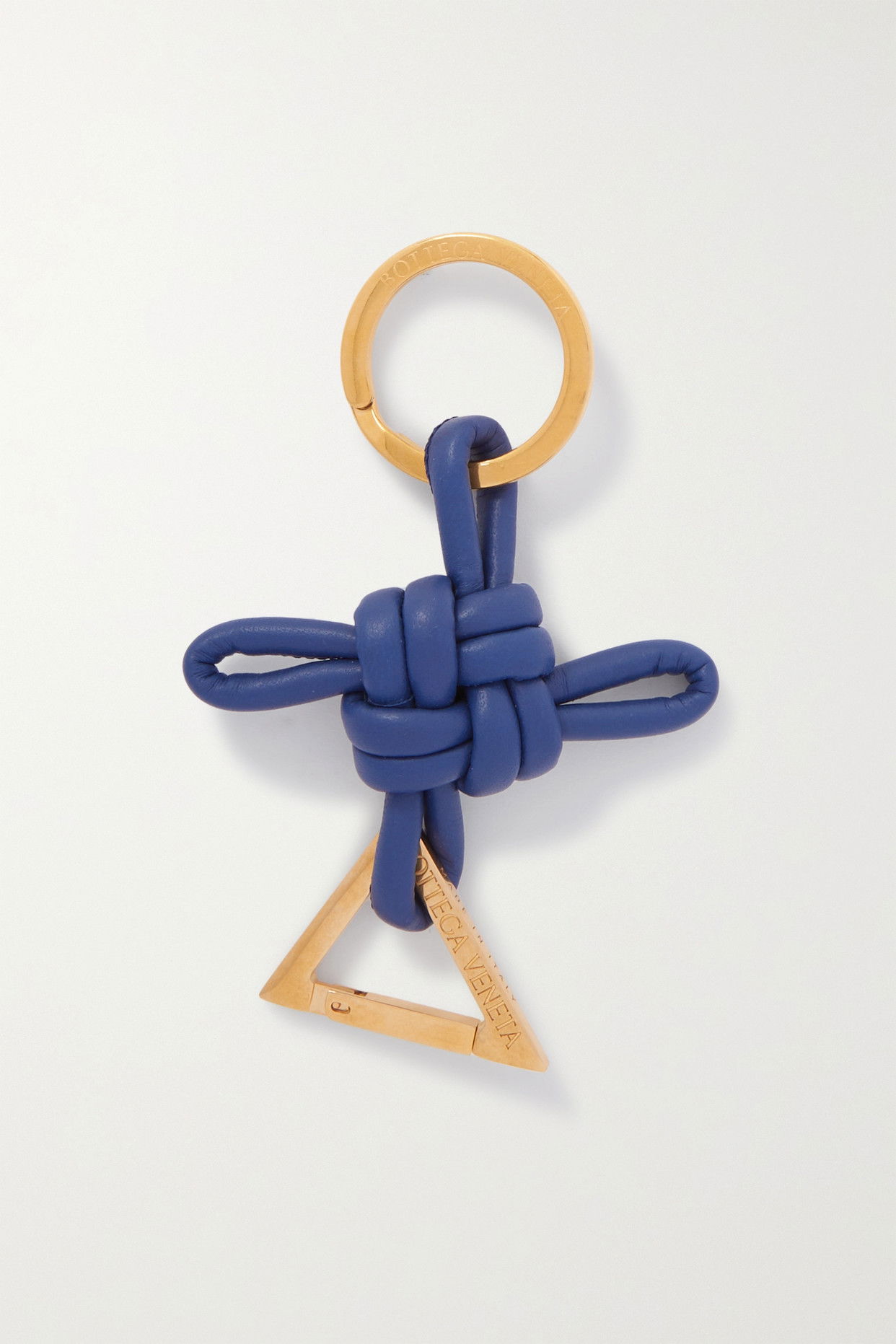 BOTTEGA VENETA Knotted Leather Keyring | endource