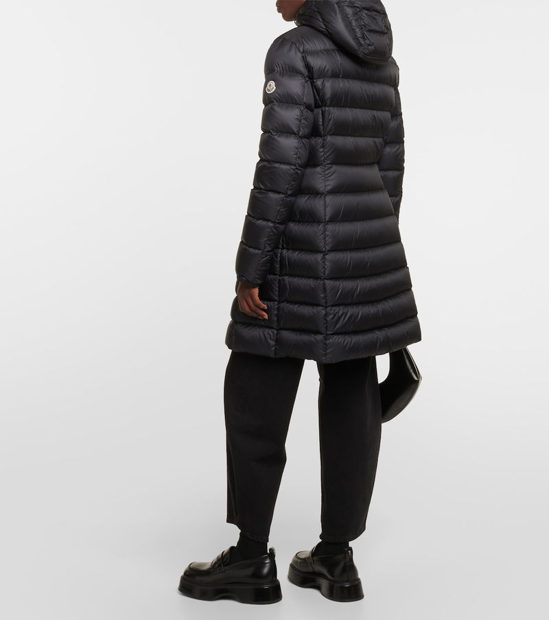 MONCLER Hirma Down Coat in Black | Endource