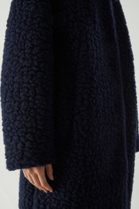 COS Wool Teddy Fleece Coat | endource