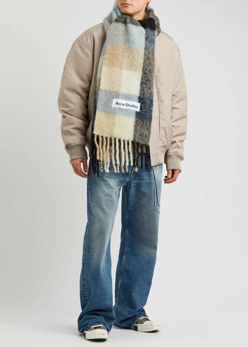 ACNE STUDIOS Faux Shearling-Trimmed Padded Bomber Jacket | Endource