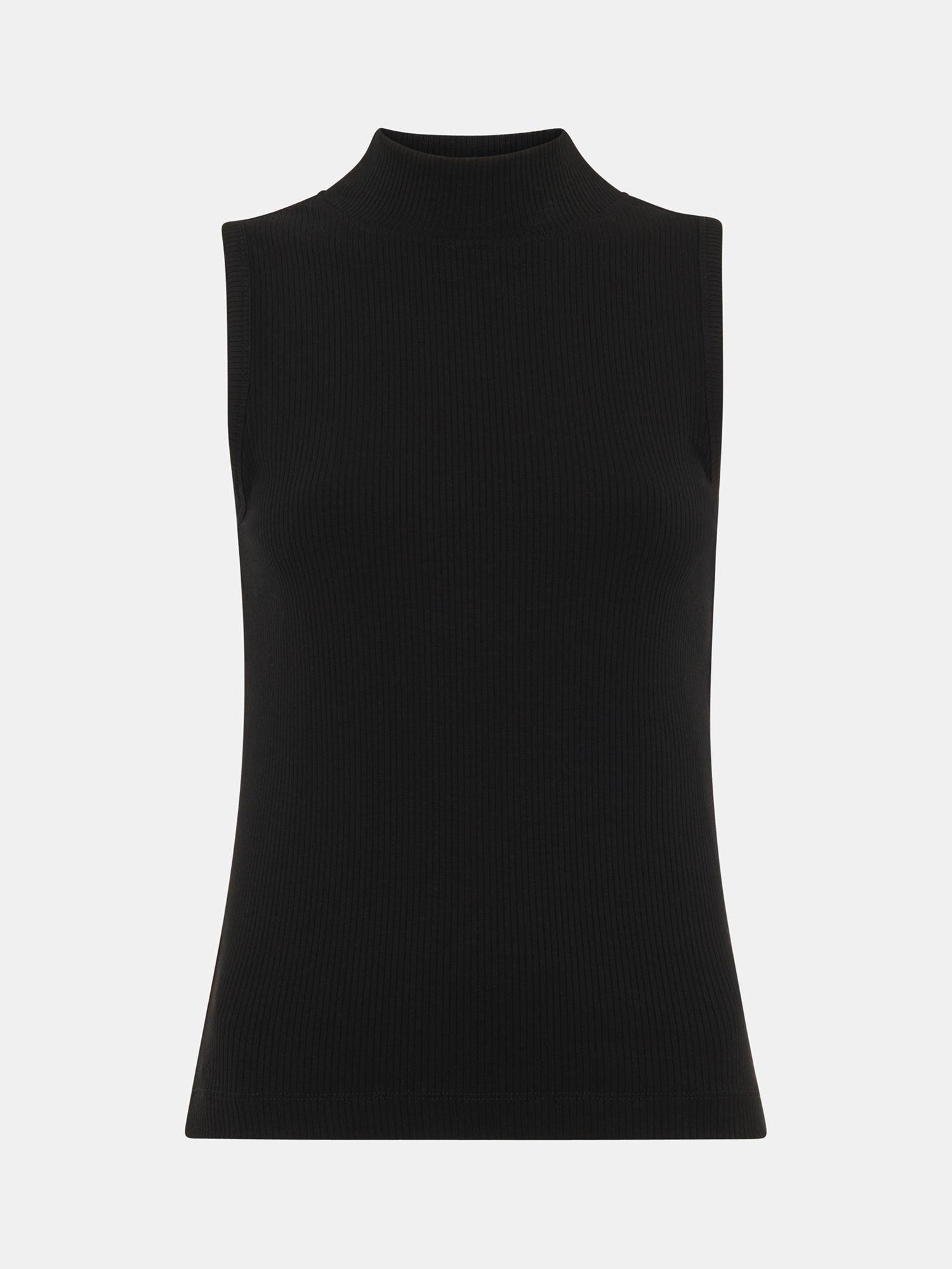 WHISTLES Keyhole Cut Out Top in Black | endource