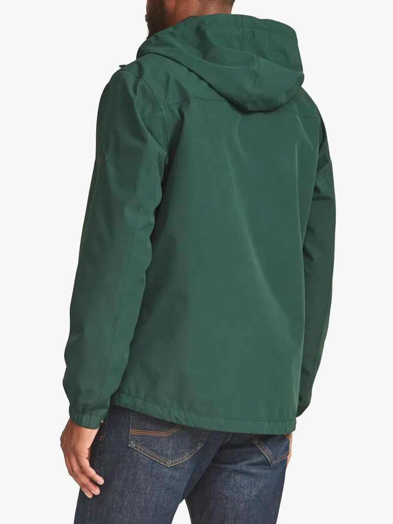 FATFACE Performance Hooded Jacket in Pine Forest | endource