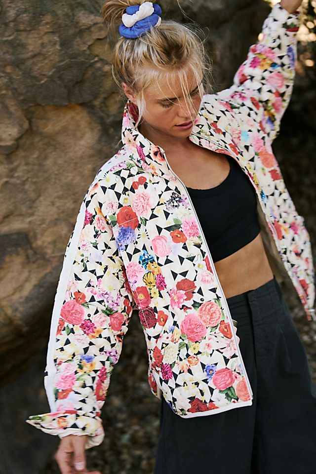 FREE PEOPLE FP Movement - Pippa Printed Packable Puffer Jacket in ...