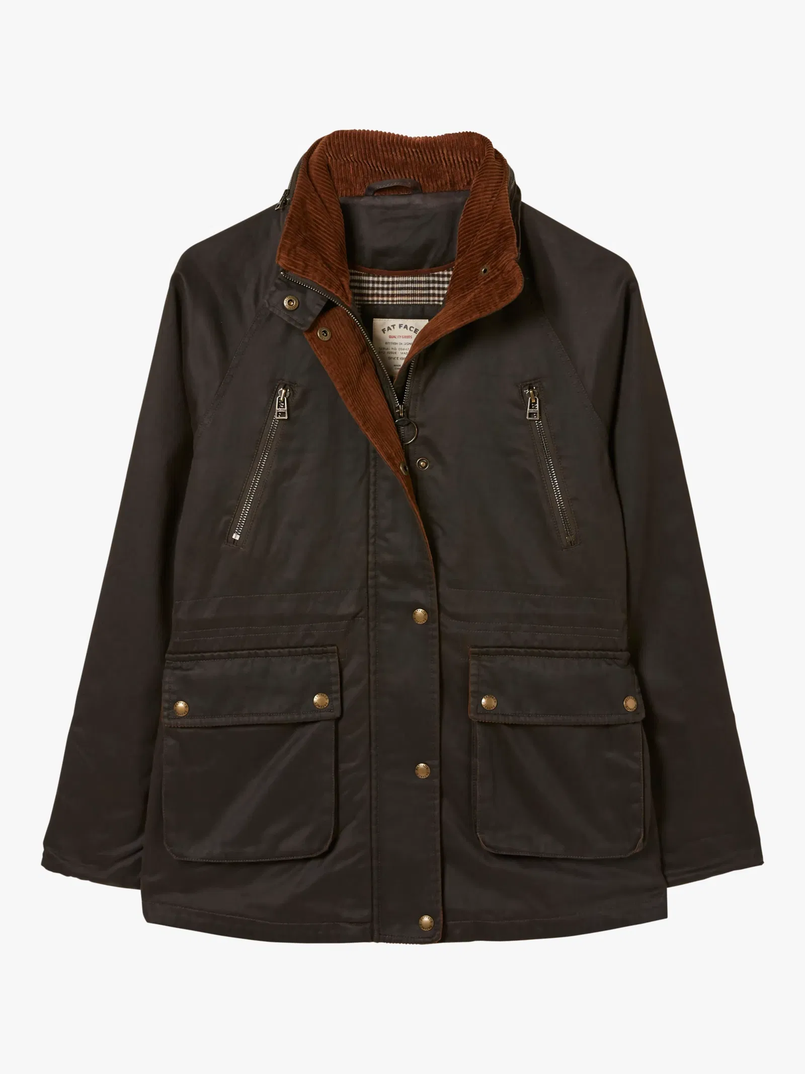 FATFACE Sussex Jacket in Chocolate | endource