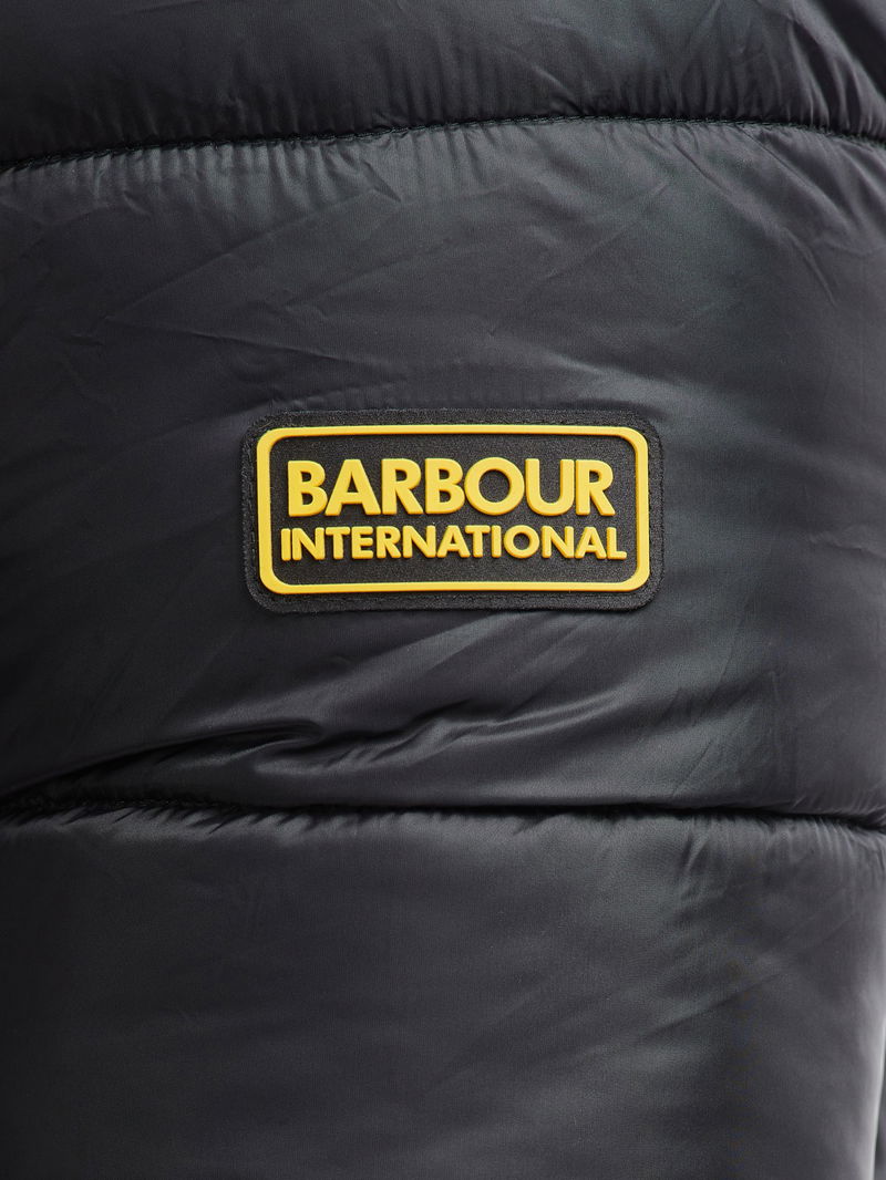 BARBOUR Bobber Puffer Jacket in Black | Endource