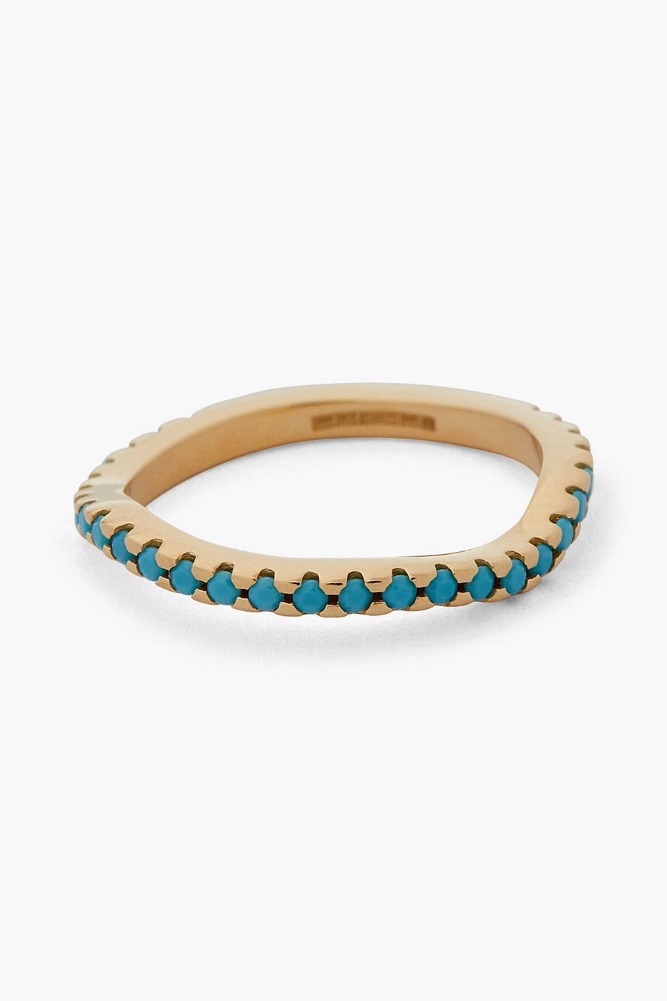 CORNELIA WEBB 24-Karat Gold-Plated Stone Ring in Metallic | endource
