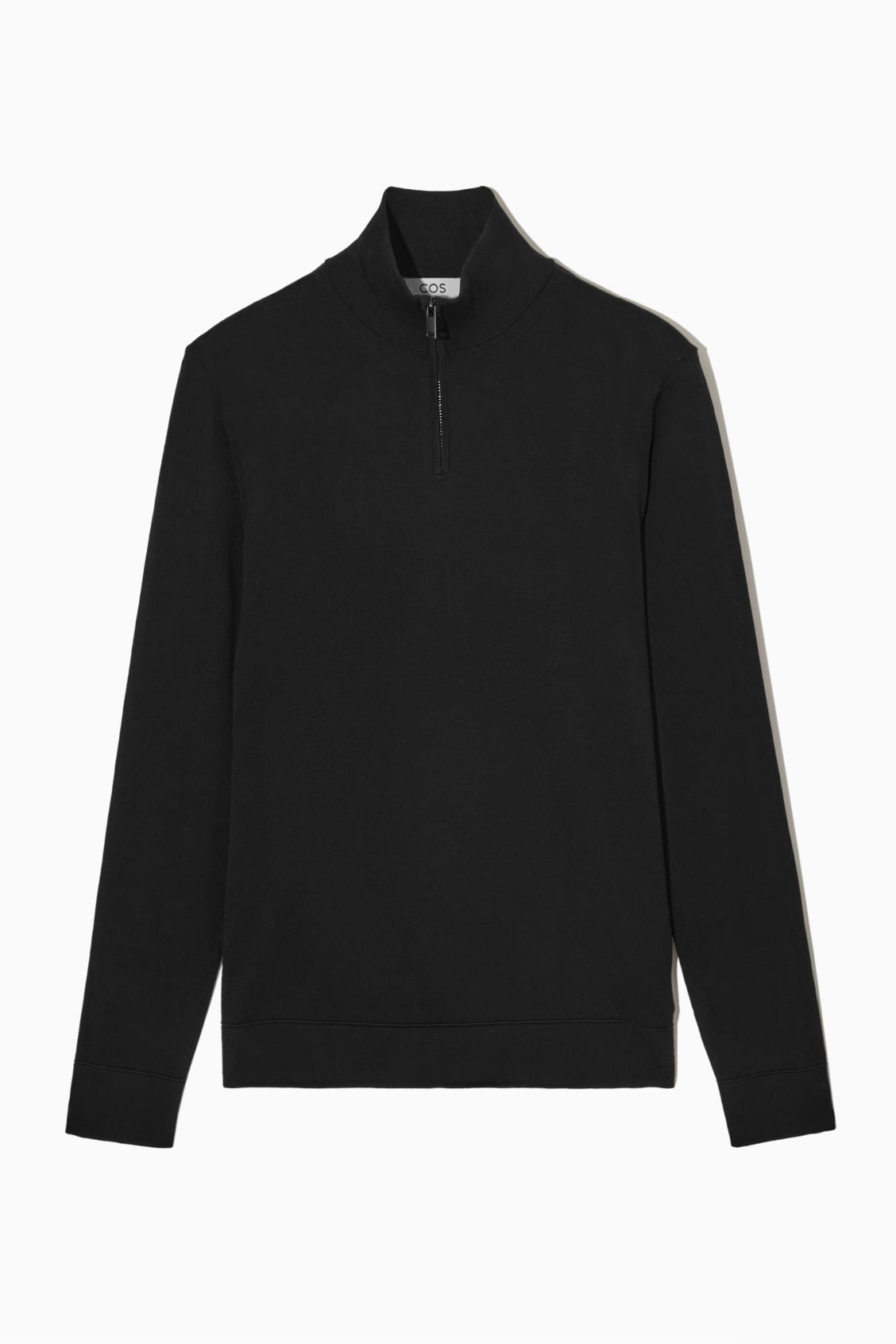 COS Slim-Fit Half-Zip Silk-Blend Jumper | endource