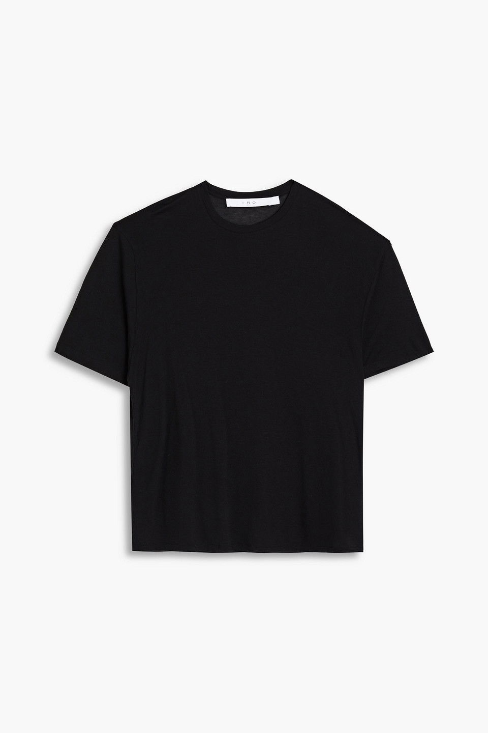 IRO Palyna Modal And Cashmere-Blend Jersey T-Shirt in Black | endource