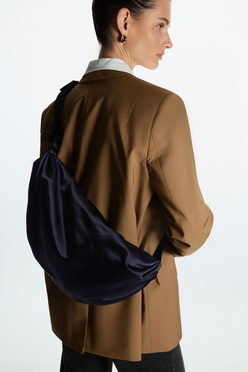 COS Nylon Crossbody Bag in DARK NAVY | endource