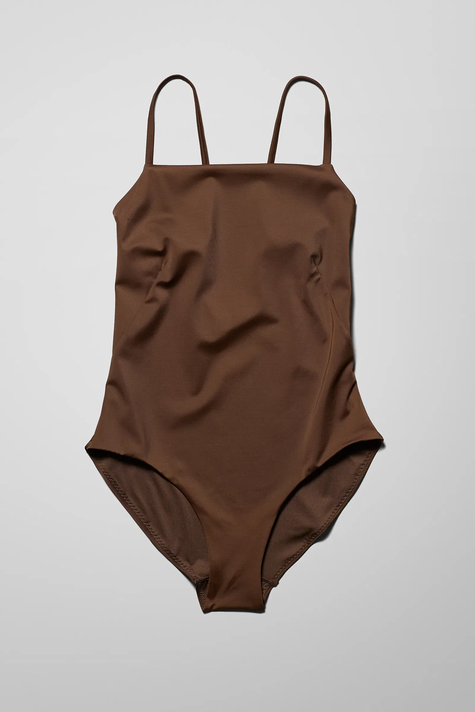 WEEKDAY Coast Swimsuit in Brown | endource