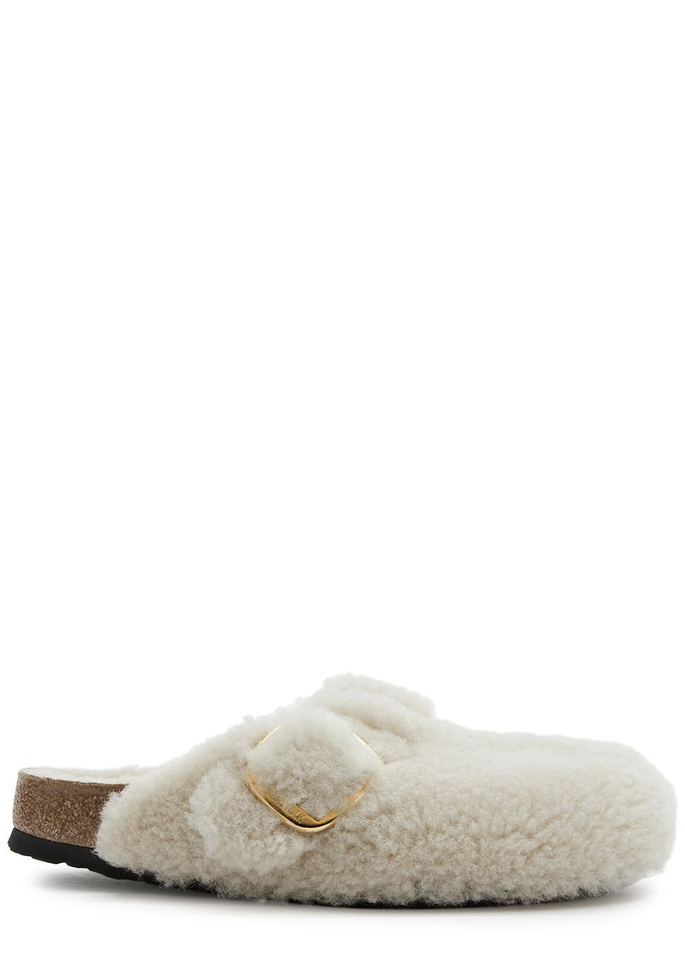 BIRKENSTOCK Boston Teddy Shearling Sliders | endource