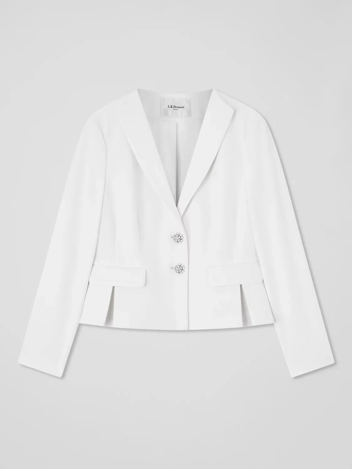 L.K. BENNETT LKB x Royal Ascot - Adele Crepe Jacket | endource