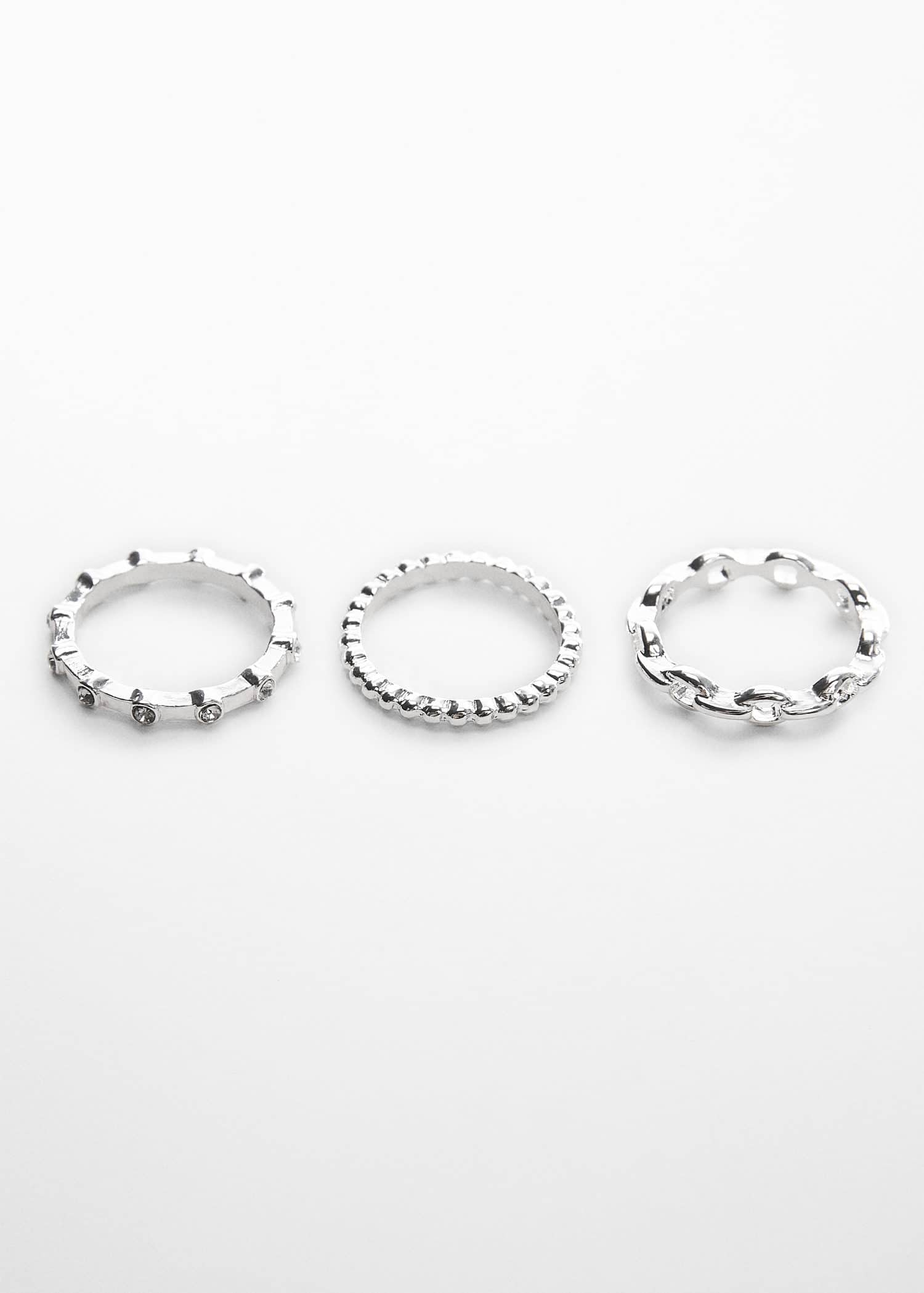 MANGO Pack Of 3 Combined Rings | endource