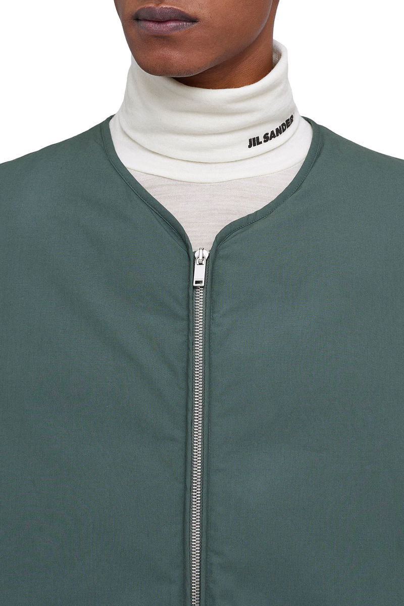 JIL SANDER Down Jacket in Green | endource