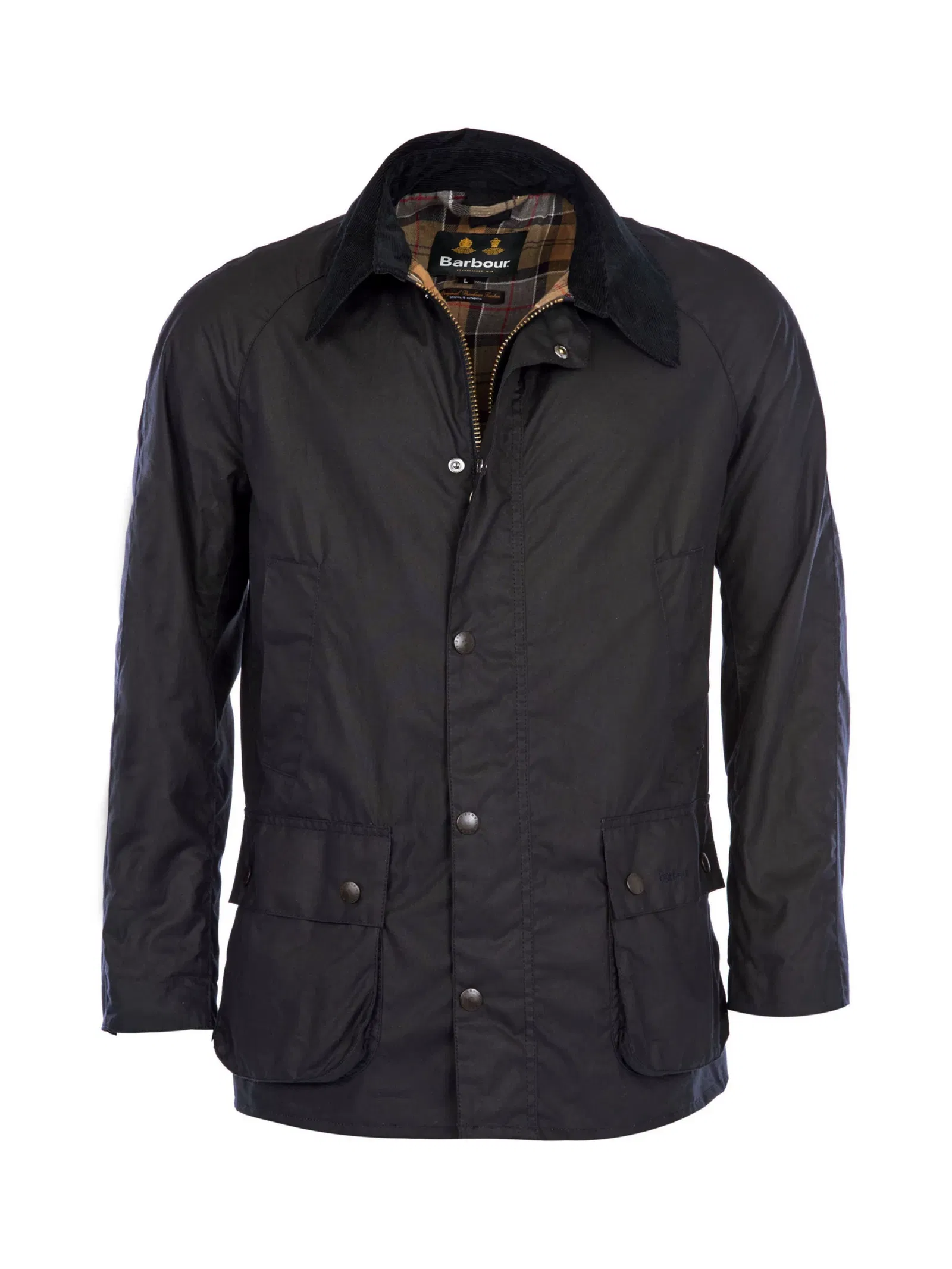 BARBOUR Ashby Waxed Field Jacket in Black | endource