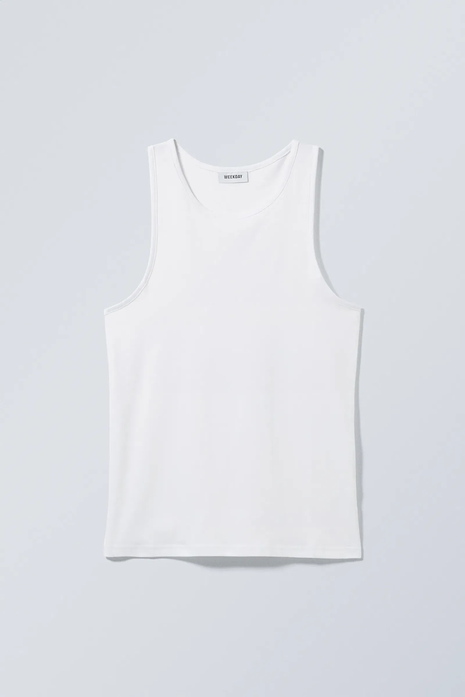 WEEKDAY Regular Tank Top in White | Endource