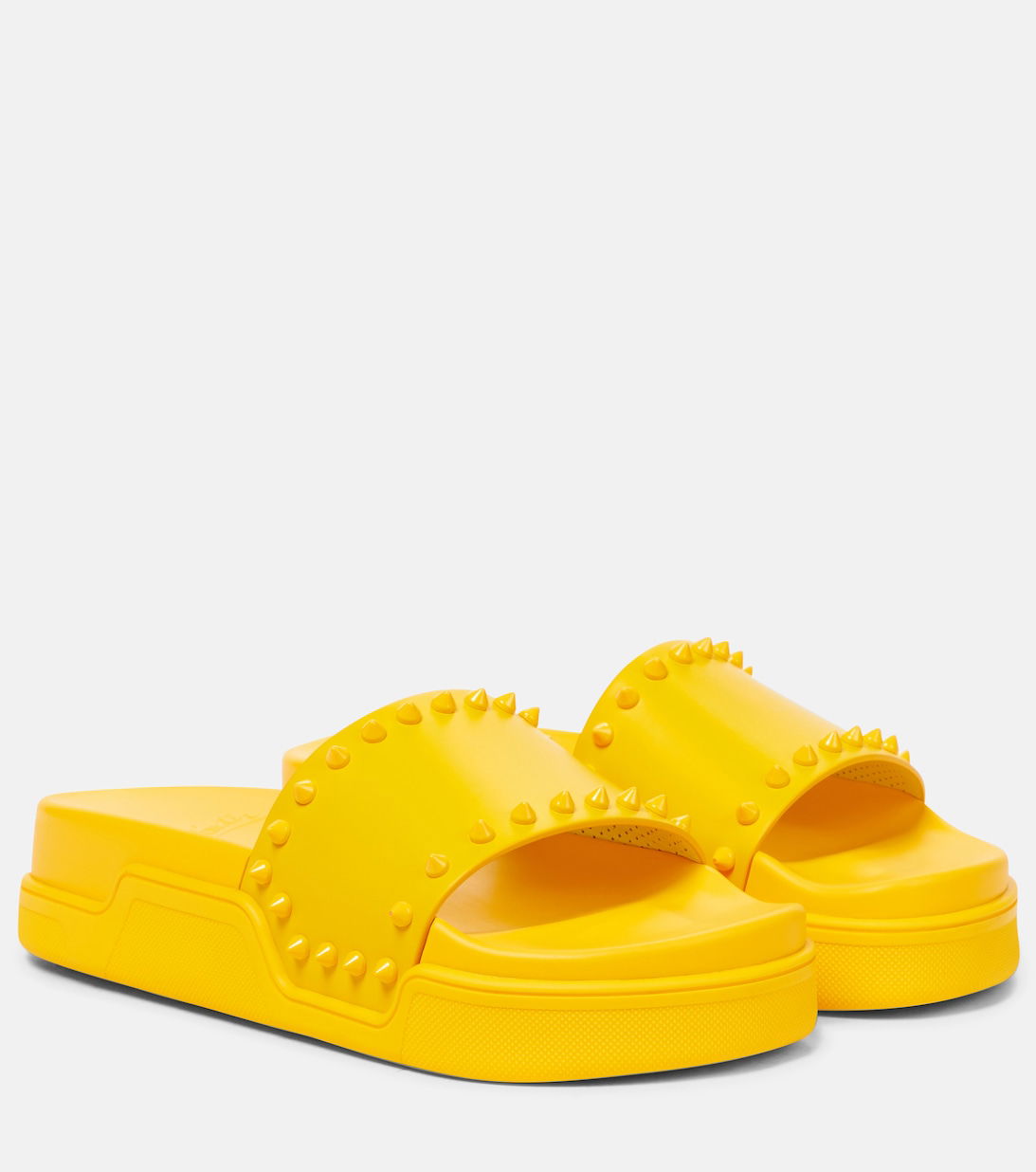 CHRISTIAN LOUBOUTIN Pool Stud Embellished Slides | Endource