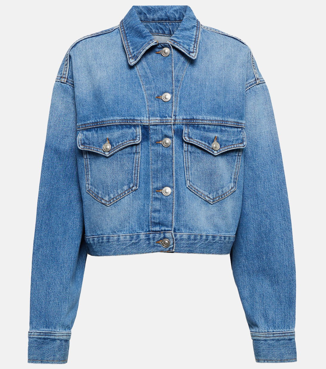 ISABEL MARANT ÉTOILE Tadia Denim Jacket in Blue | Endource