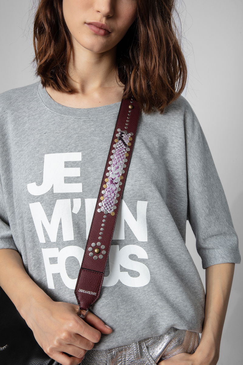 ZADIG & VOLTAIRE Wild Shoulder Strap in Paradise | Endource
