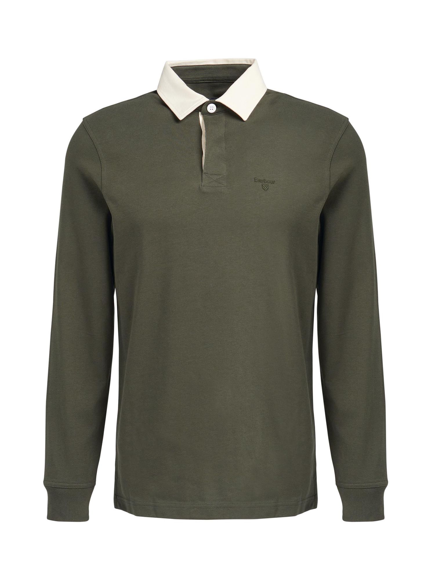 BARBOUR Howtown Rugby Shirt in Green | endource