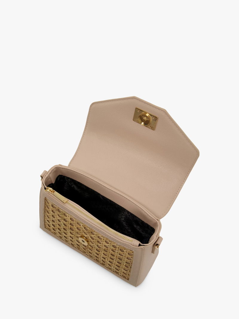 DUNE Dinkydreamland Mini Rattan Bag in Nude | endource