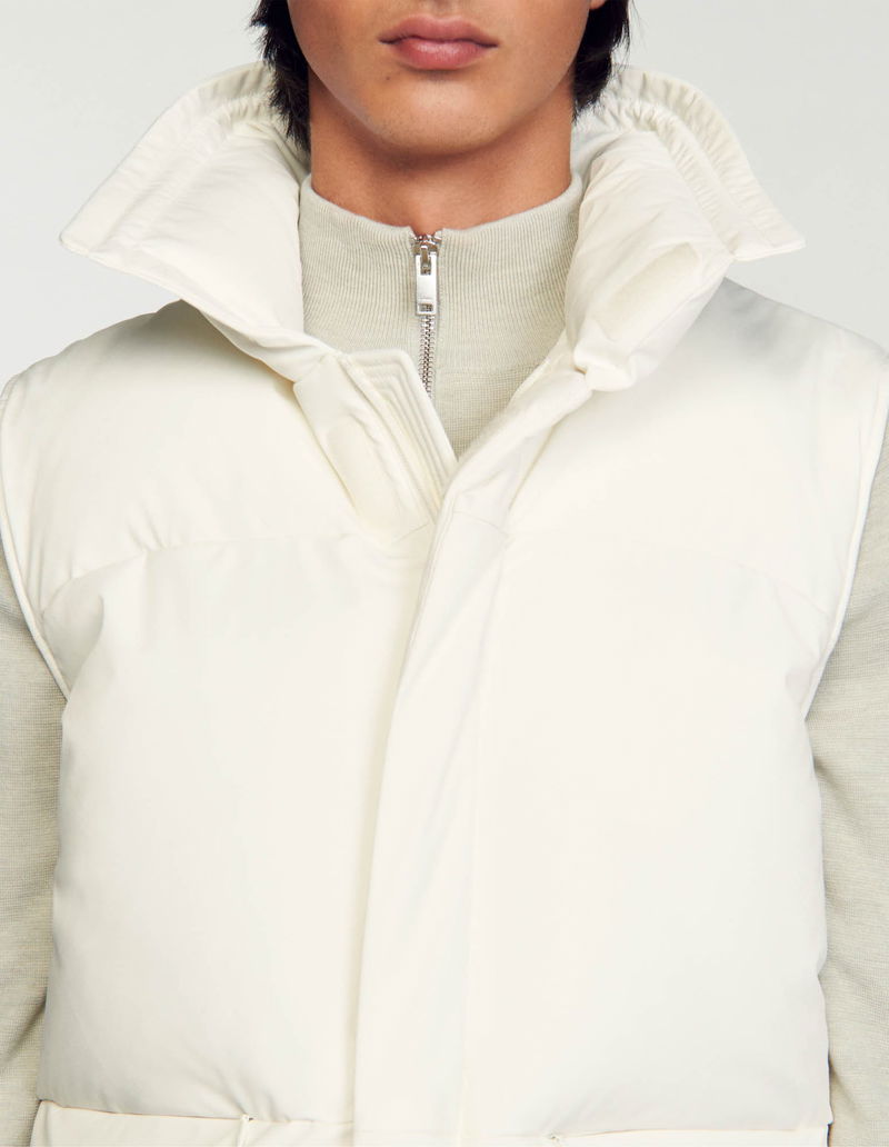 SANDRO Sleeveless Puffer Jacket | Endource