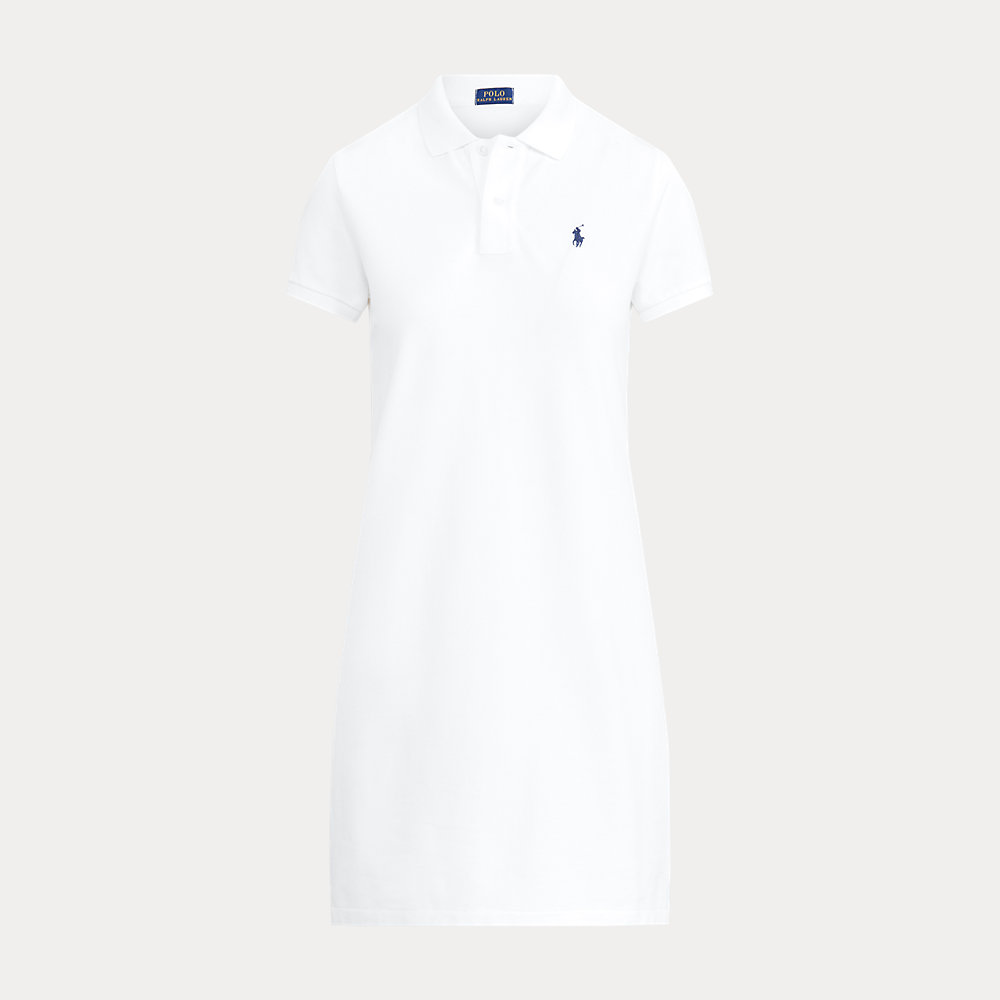 POLO RALPH LAUREN Cotton Mesh Polo Dress | endource