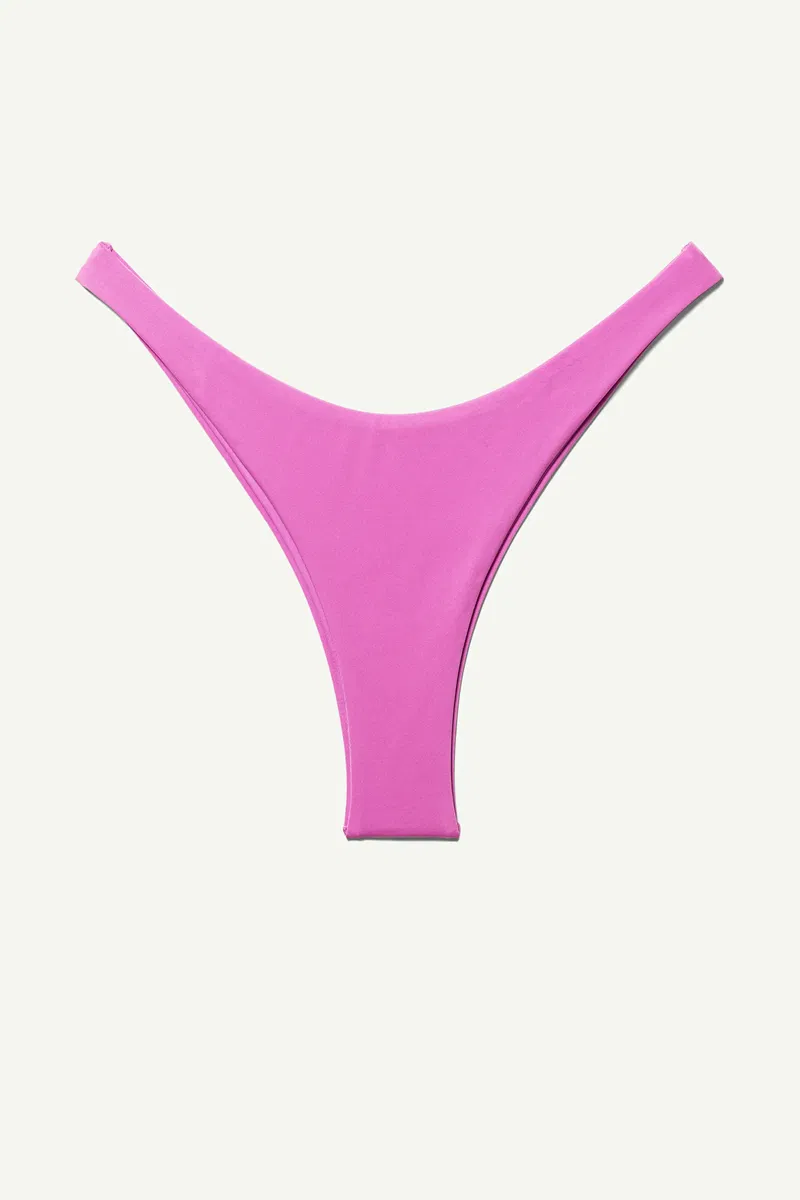 WEEKDAY Brazilian Mini Bikini Bottom in Pink | endource