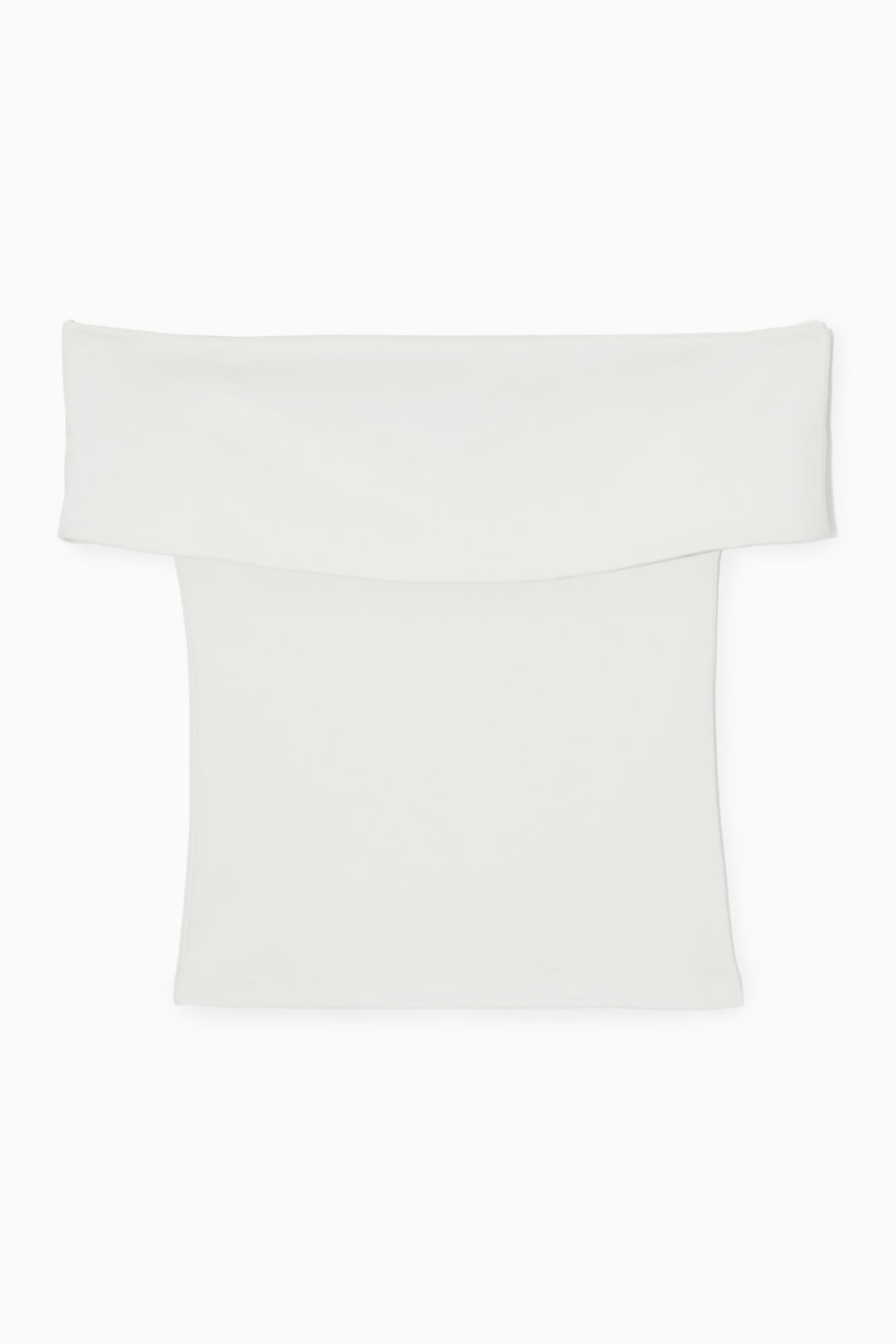 COS Off-The-Shoulder Top in WHITE | endource