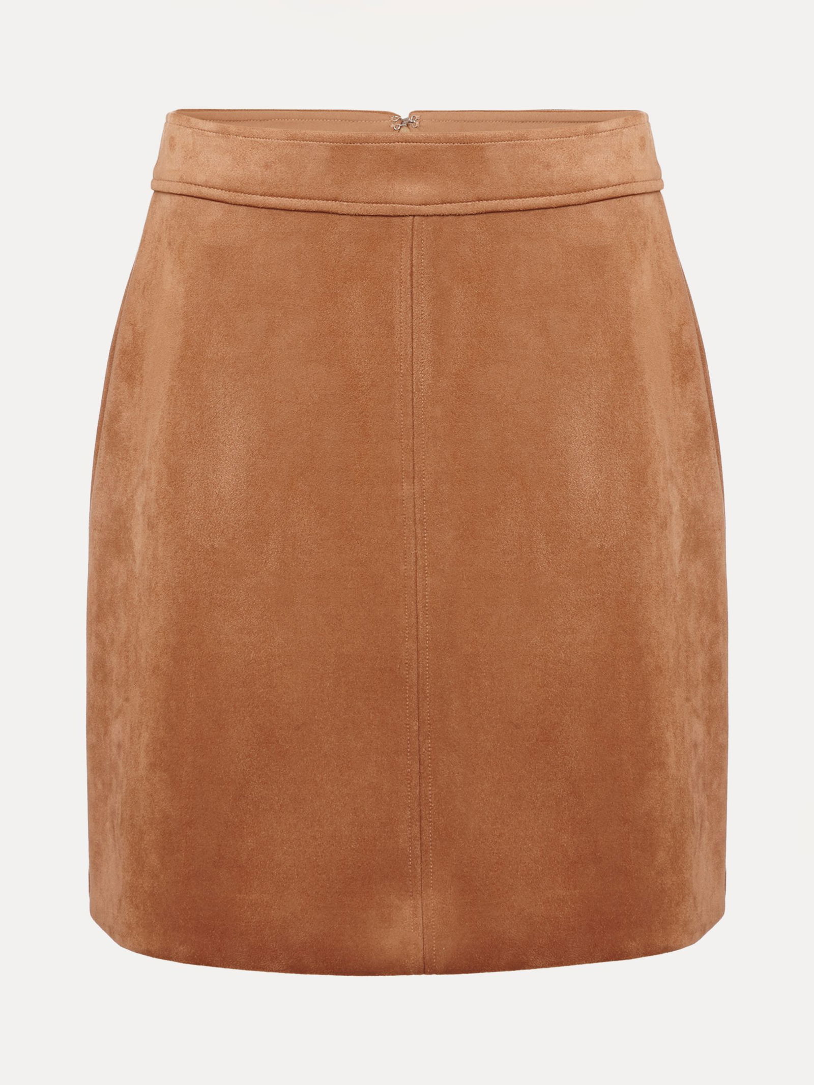 PHASE EIGHT Darya Faux Suede Mini Skirt in Camel | endource