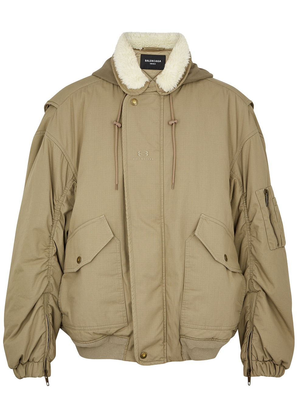 BALENCIAGA Unity Ripstop Cotton Bomber Jacket | endource