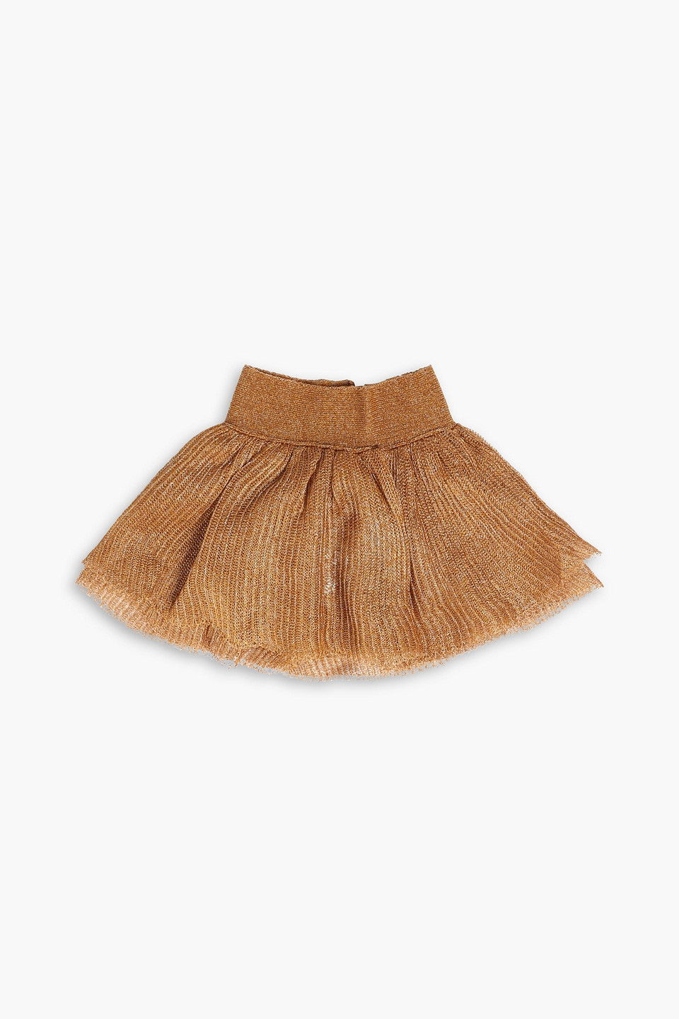 Missoni Metallic Ribbed Knit Snood In Metallic Endource