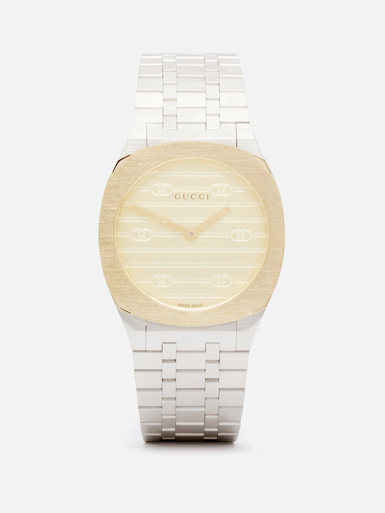 GUCCI 25H Stainless-Steel Watch in Silver | Endource