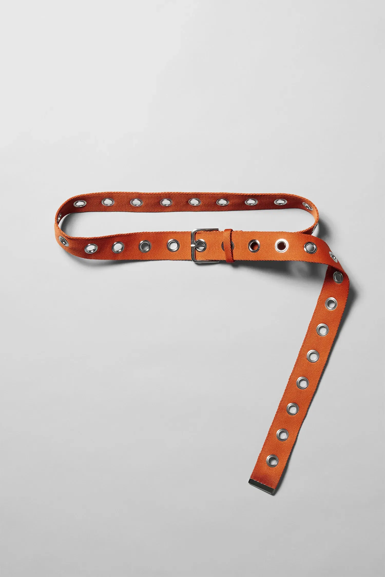 WEEKDAY Mega Webbing Belt in Orange | Endource