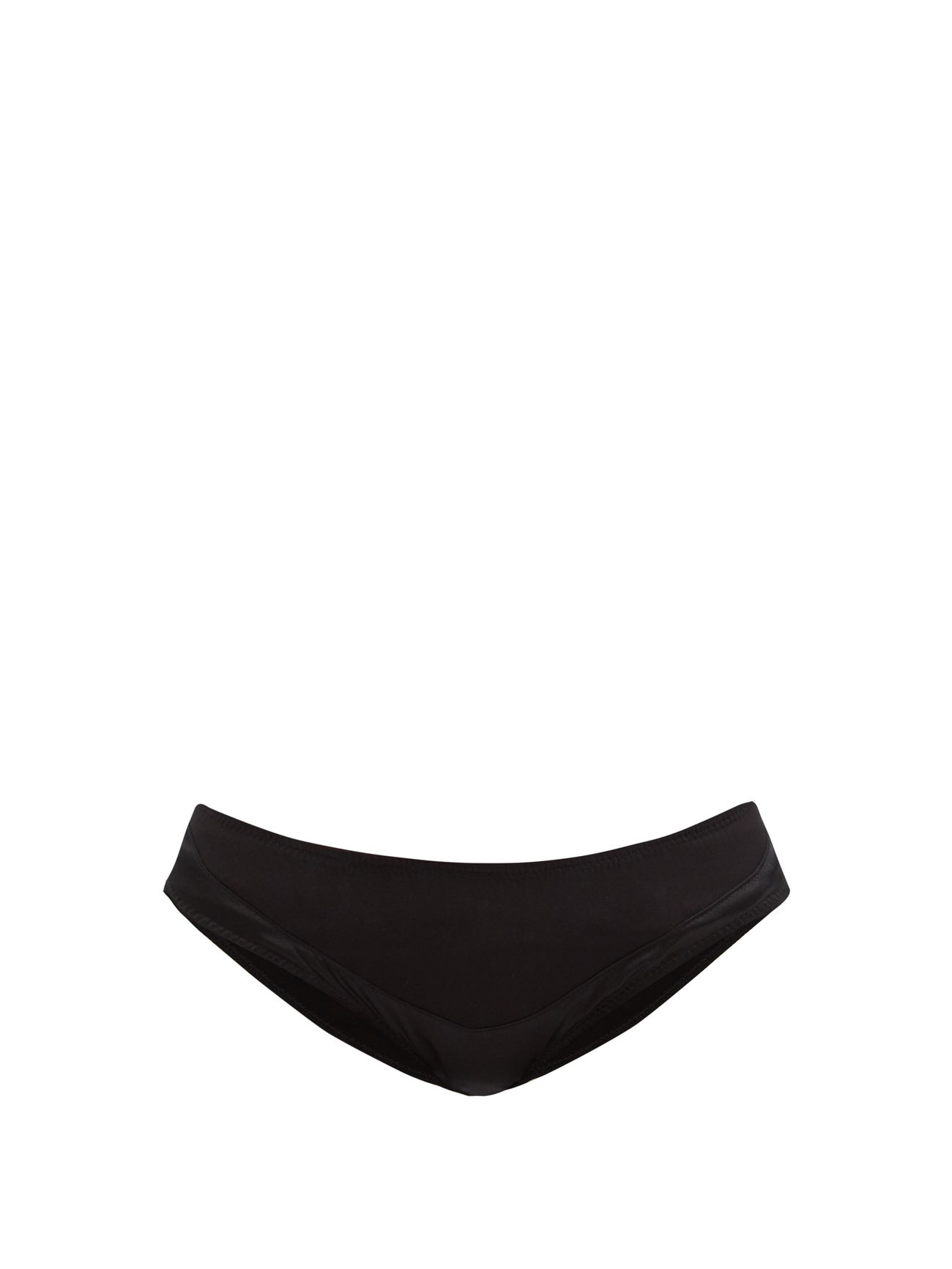 ARAKS Aaron Silk-Blend Satin And Chiffon Briefs in Black | Endource