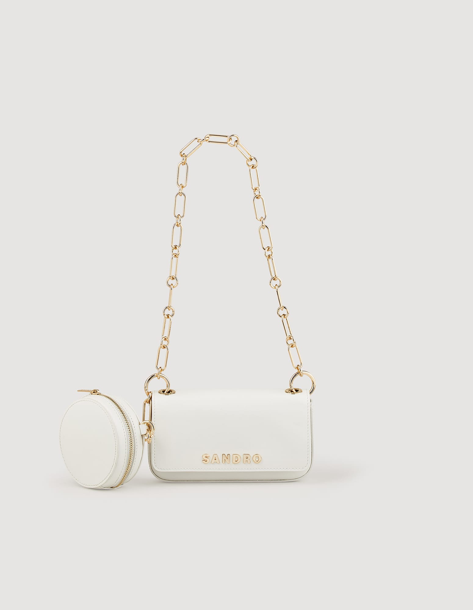 SANDRO Totemo Bag With Chain Strap | Endource