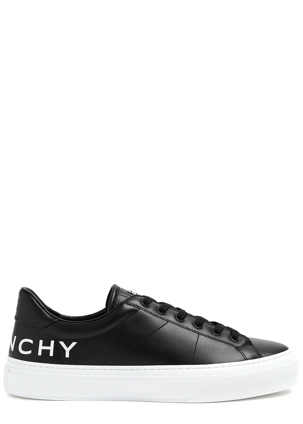 GIVENCHY City Sport Logo Leather Sneakers | endource