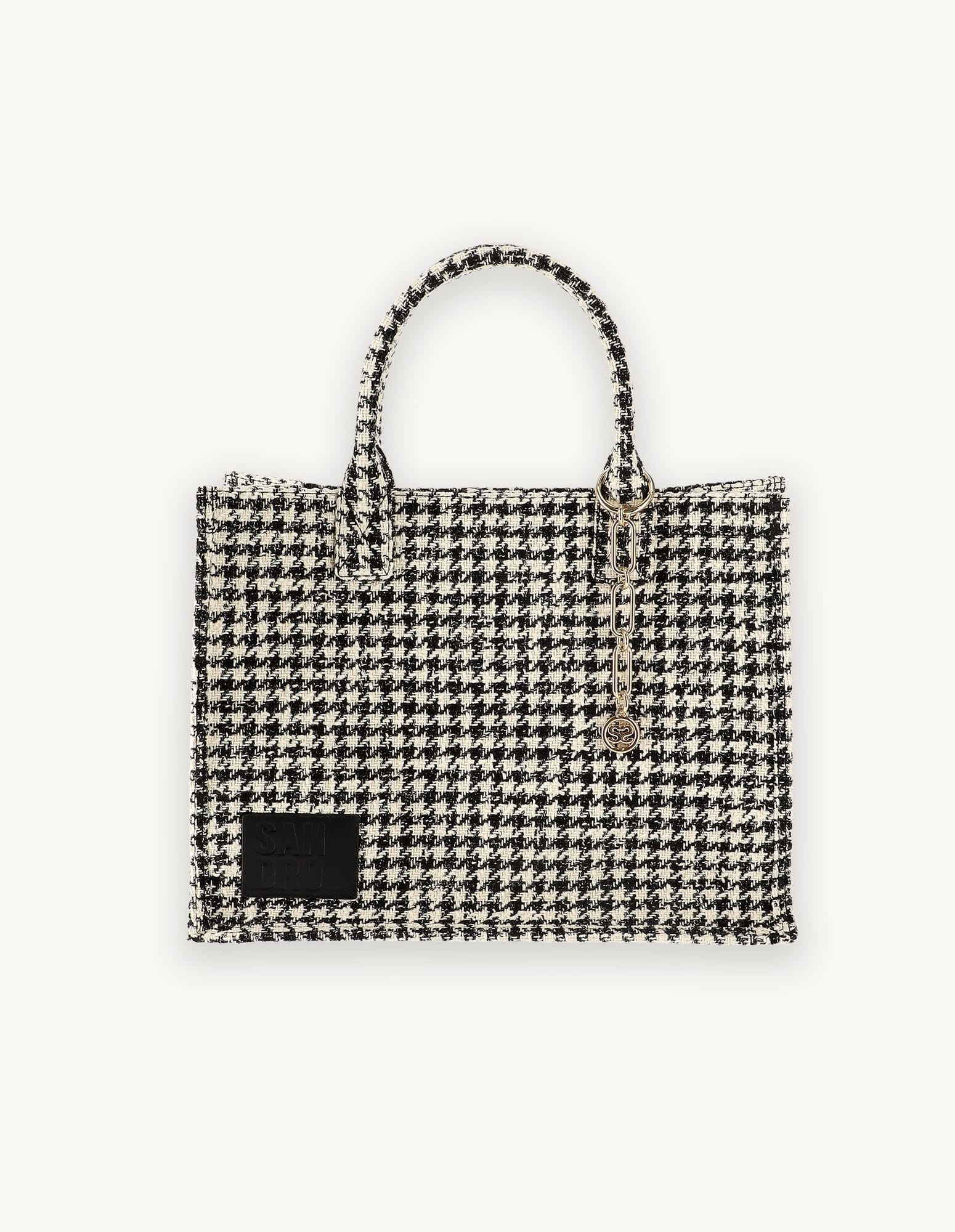 SANDRO Large Tweed Kasbah Tote Bag | endource
