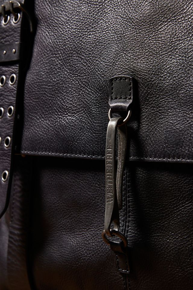 FREE PEOPLE We The Free Barton Messenger Bag in Black | Endource