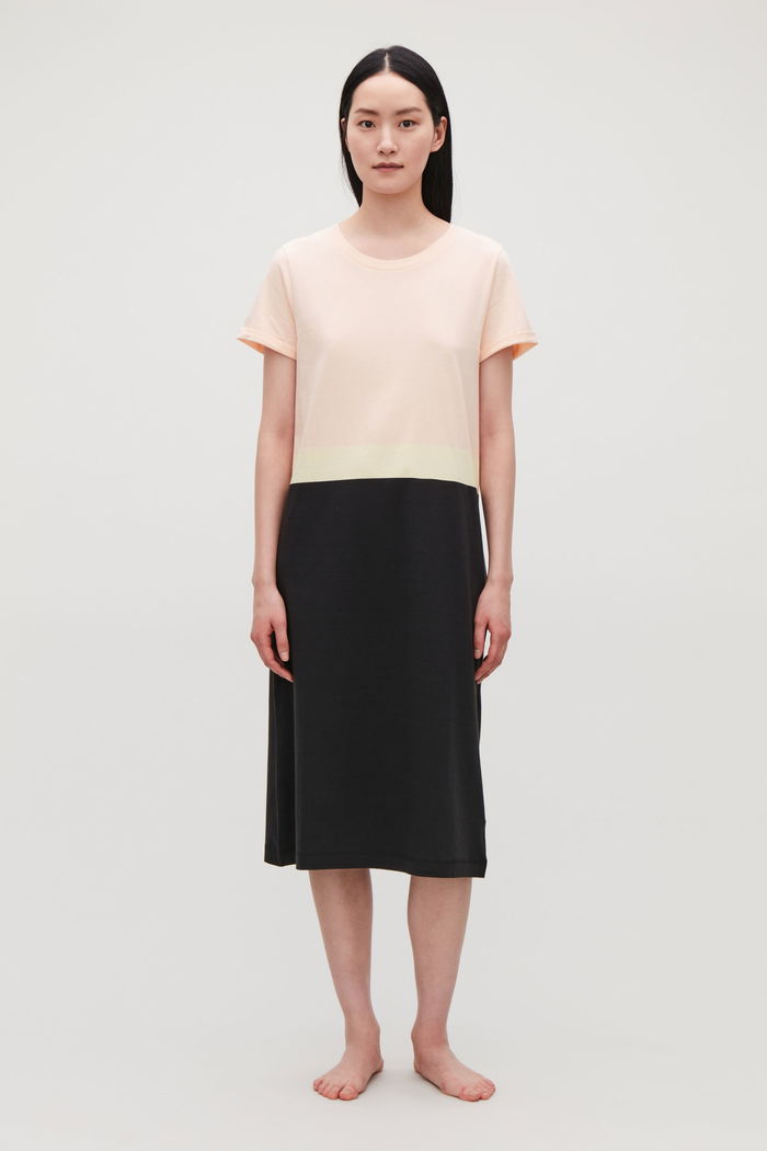 COS Striped Cotton Dress | endource