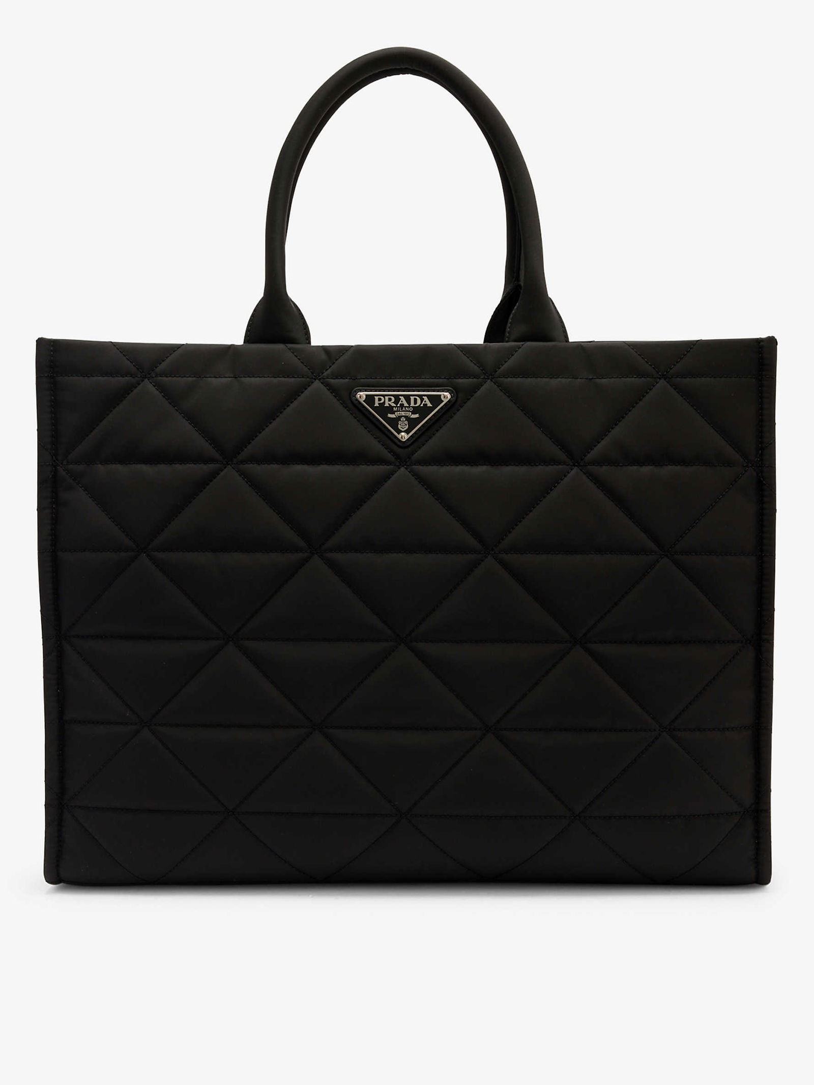 PRADA Quilted Tote Bag in NERO | endource