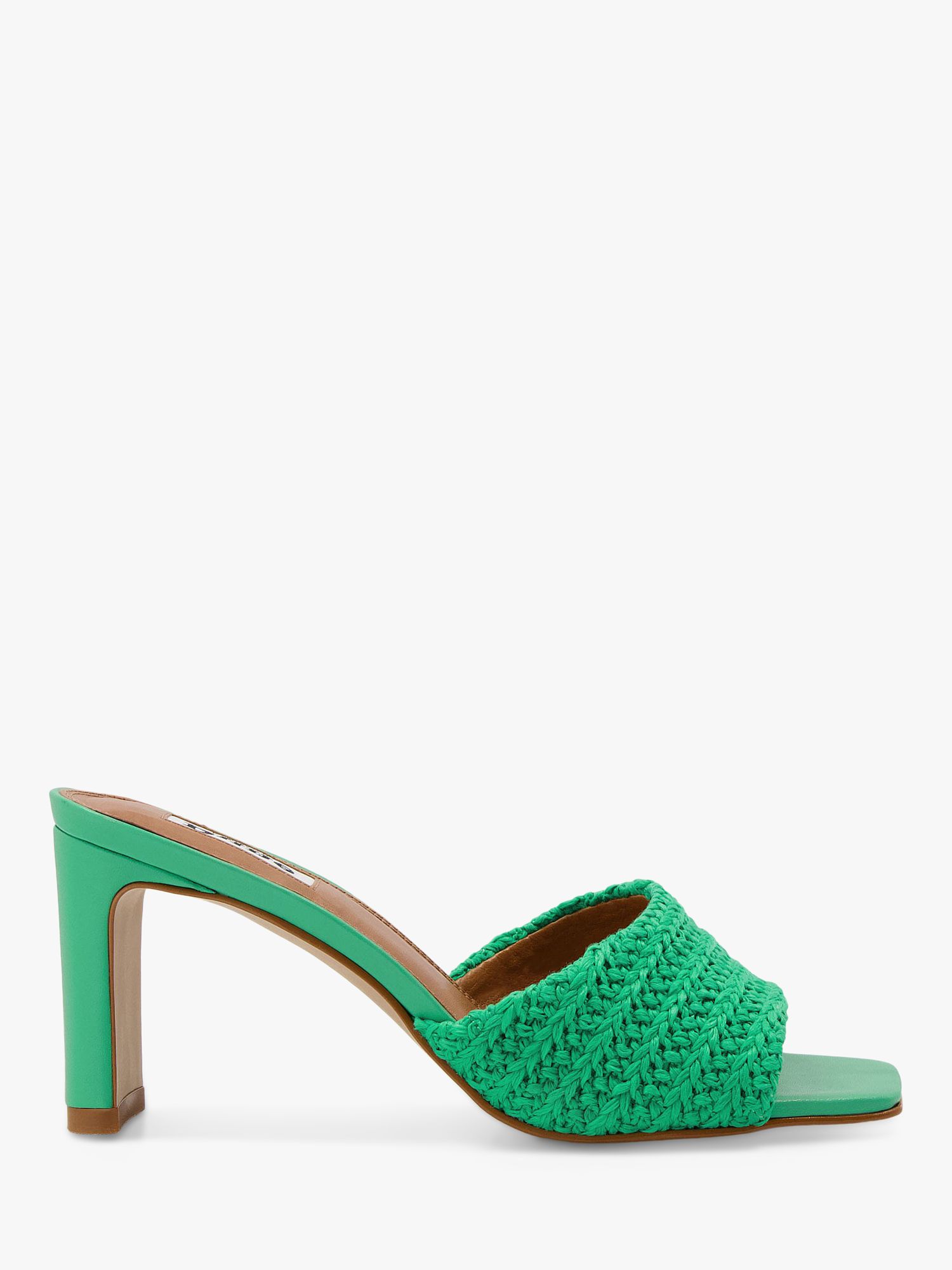 Dune London March Woven Block Heel Mules | endource