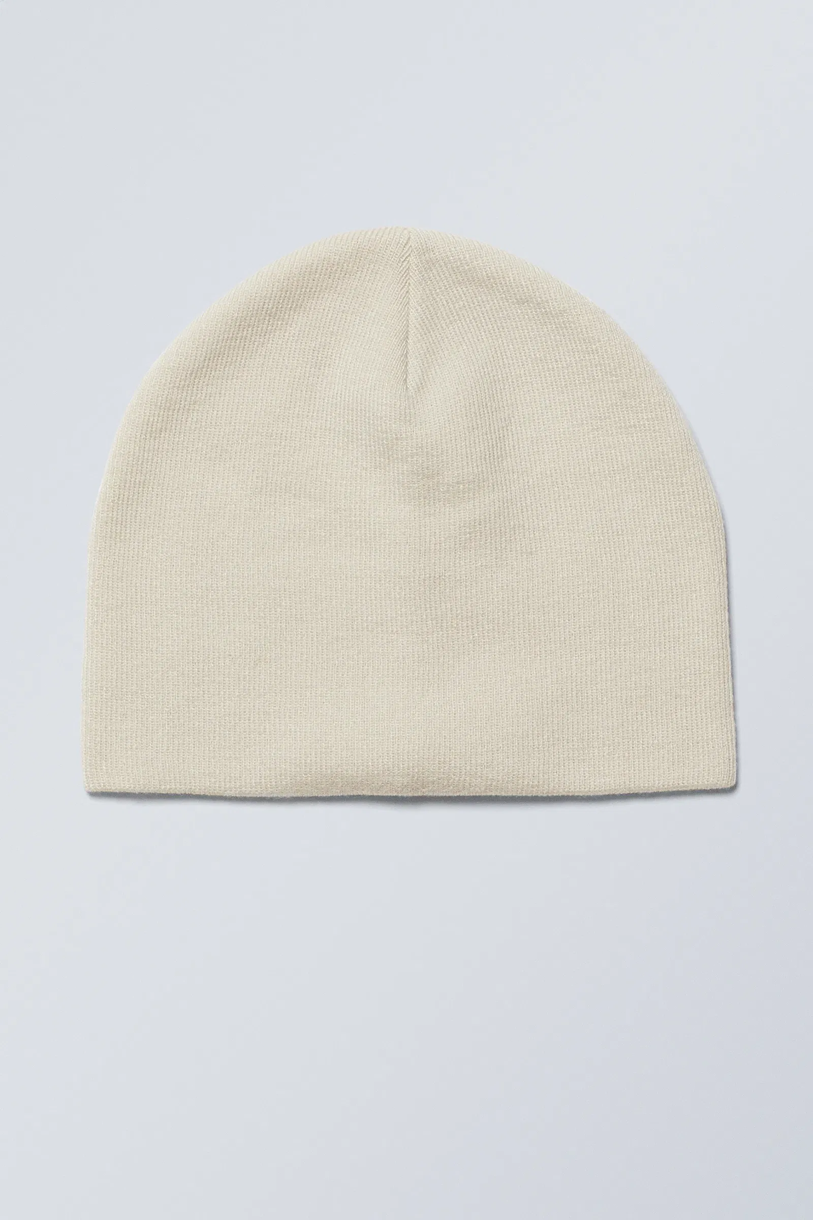WEEKDAY No Fold Beanie in Light Mole | endource